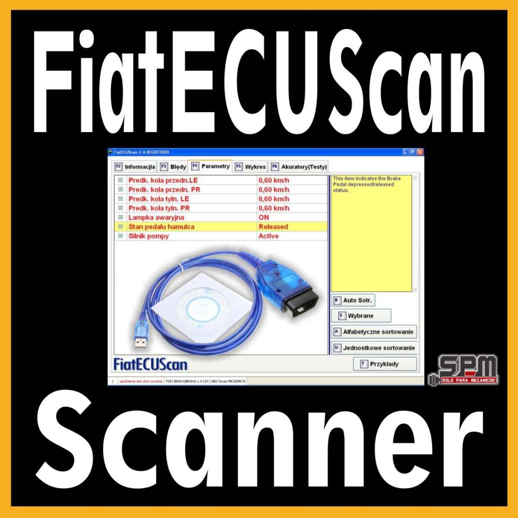 FiatEcuScan Scanner Automotriz FIAT LANCIA y ALFA ROMEO